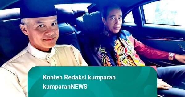 Jokowi Ganjar Satu Mobil Keluar Dari Istana Batu Tulis Usai Pengumuman